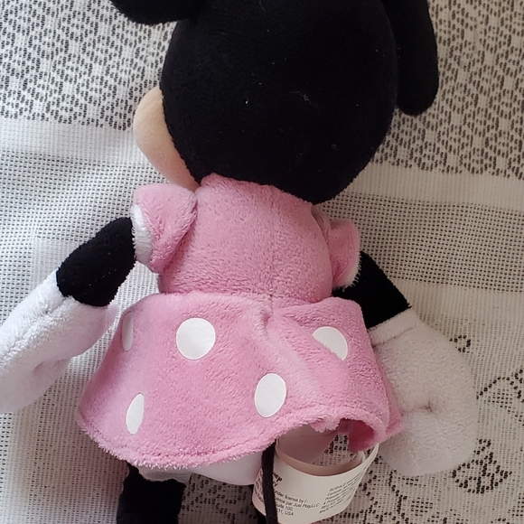 Disney | Toys | Disney Minnie Mouse Pink Dress 1 Plush Lovey Doll ...